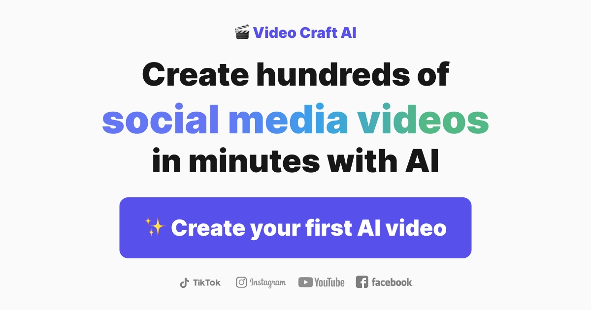 Video Craft AI